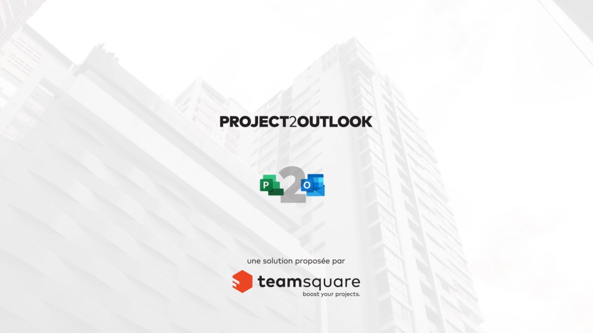 Interface Microsoft Project 2 Outlook | Teamsquare