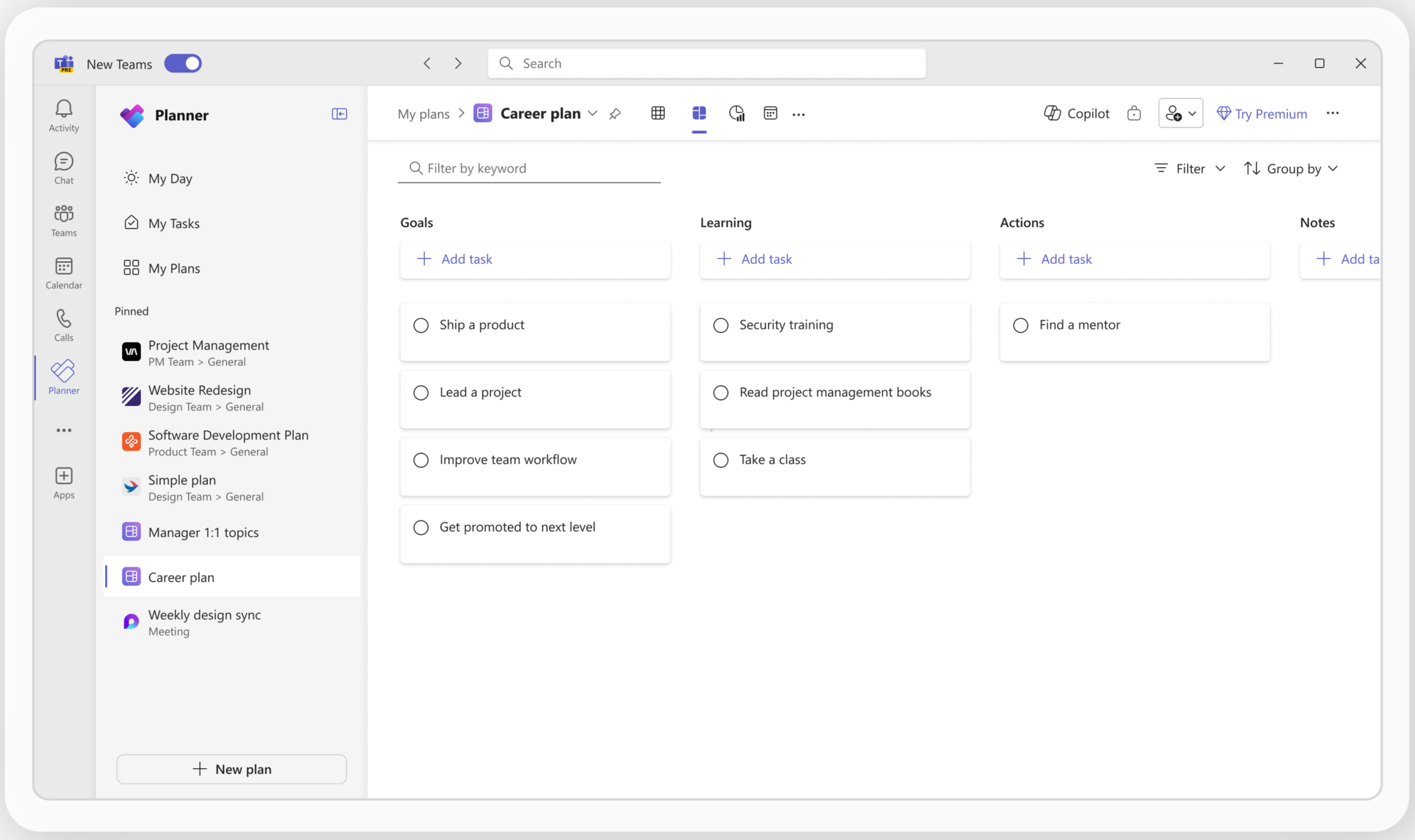 Microsoft Planner - Planificateur de tâches - Teamsquare